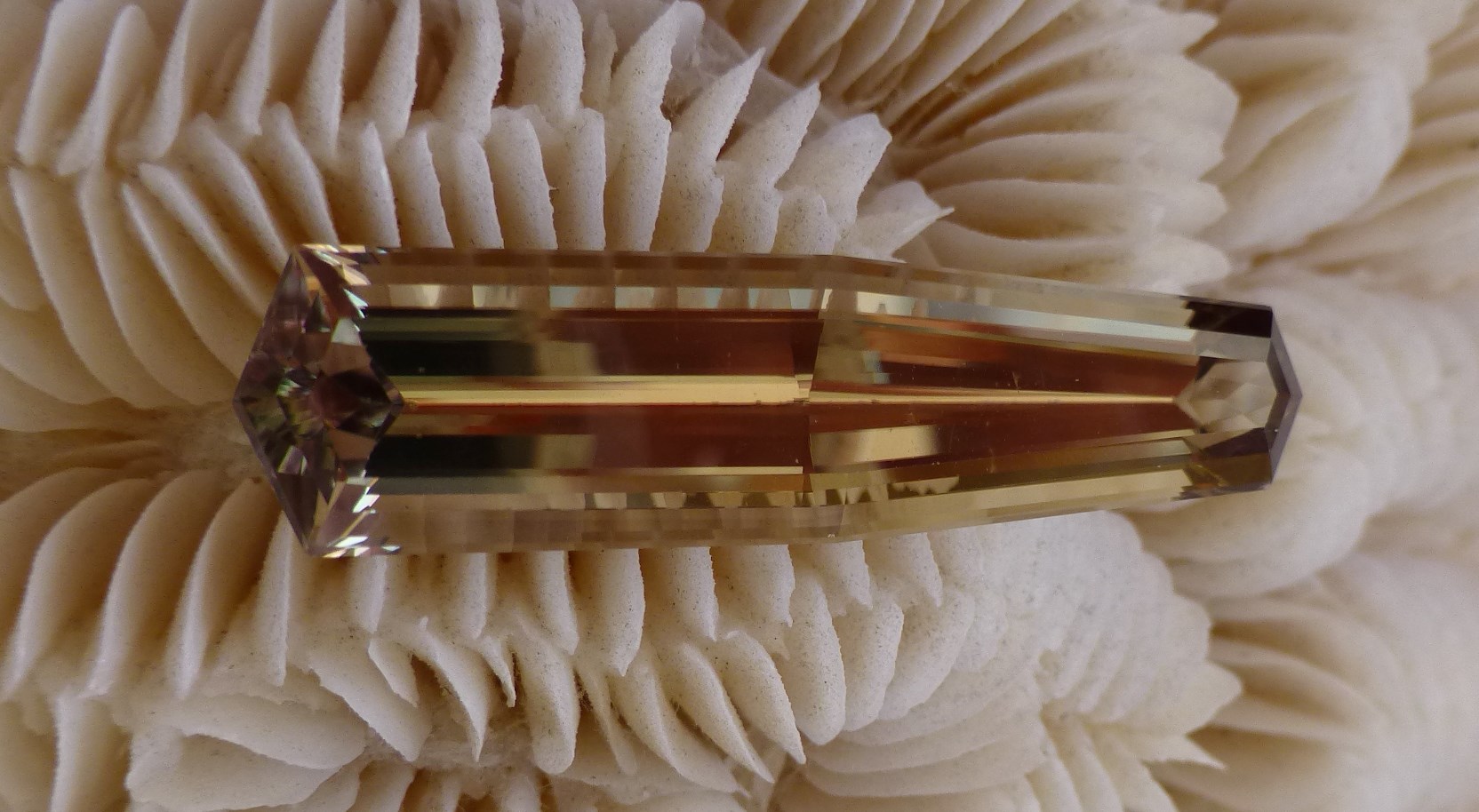 19.95 cts. Zultanite® Artsy Shield 36x9.2mm - Zultanite® Gems