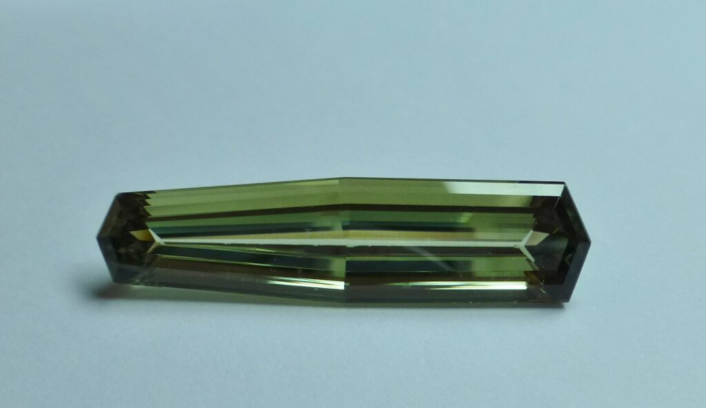 19.95 cts. Zultanite® Artsy Shield 36x9.2mm - Zultanite® Gems
